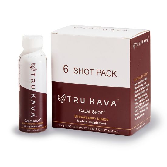 Center Piece Lab. STRAWBERRY LEMON TRU KAVA Shots 6 Pack